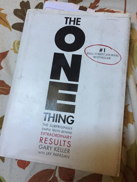 The ONE Thing - a helpful book for your business success Sally Davis Berry